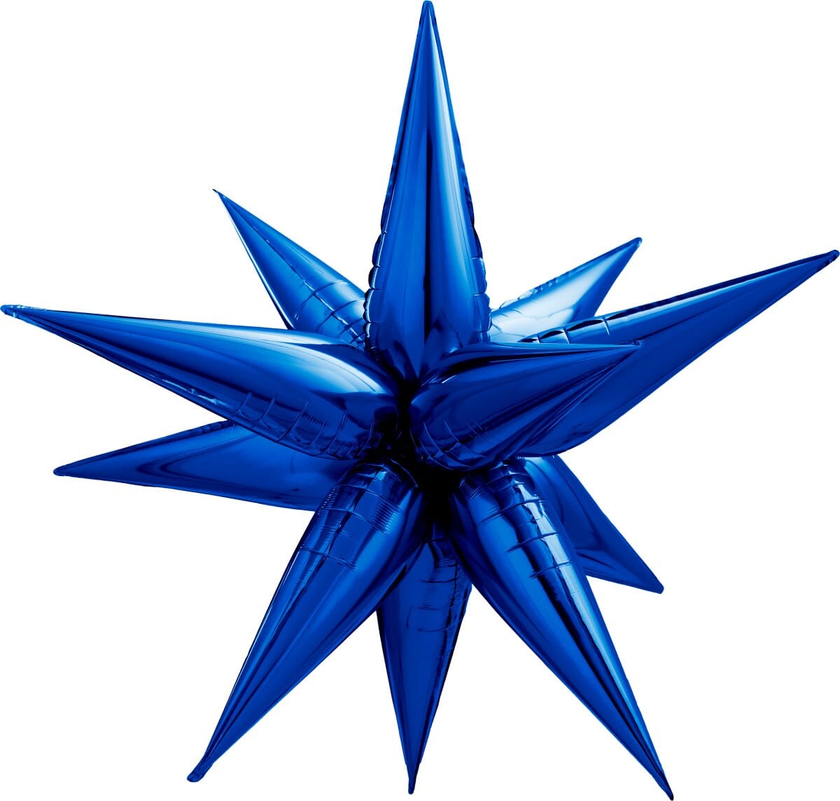 Decochamp Starburst Navy Blue 3D Foil Balloon - 40" in.