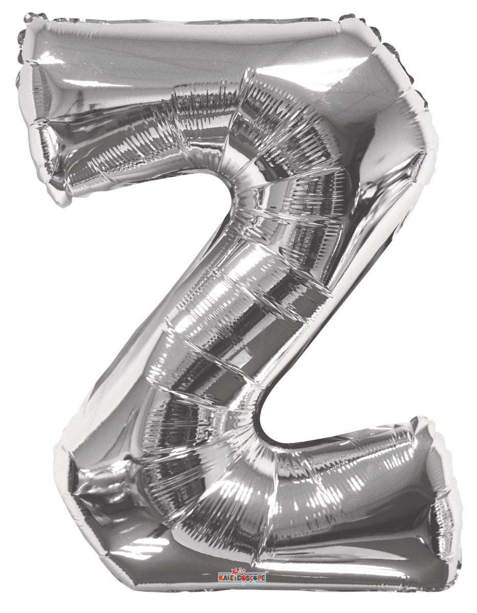 Letter Z Silver 34″ – (Single Pack). 15255-34