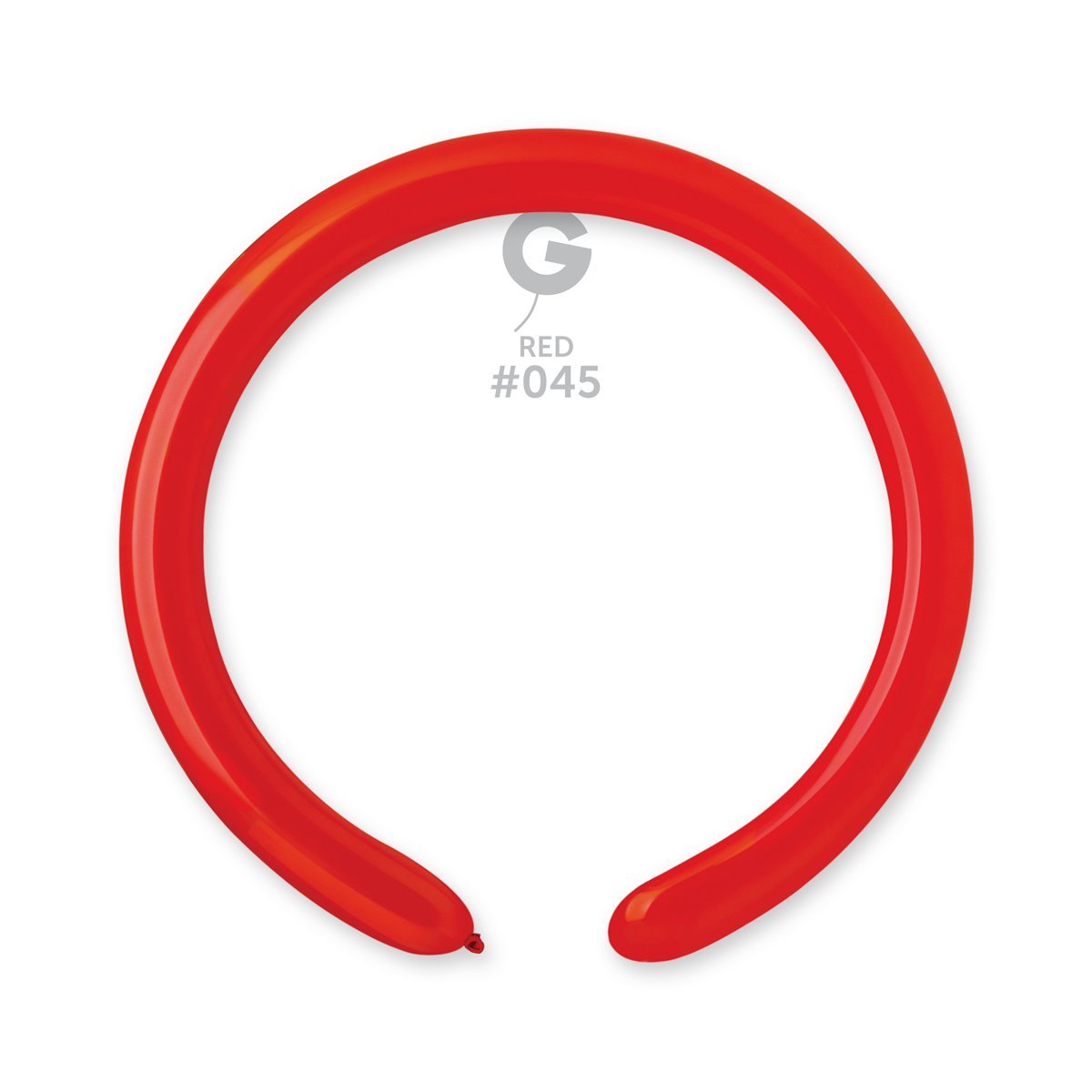 Solid Balloon Red D4(260)-045 2''
